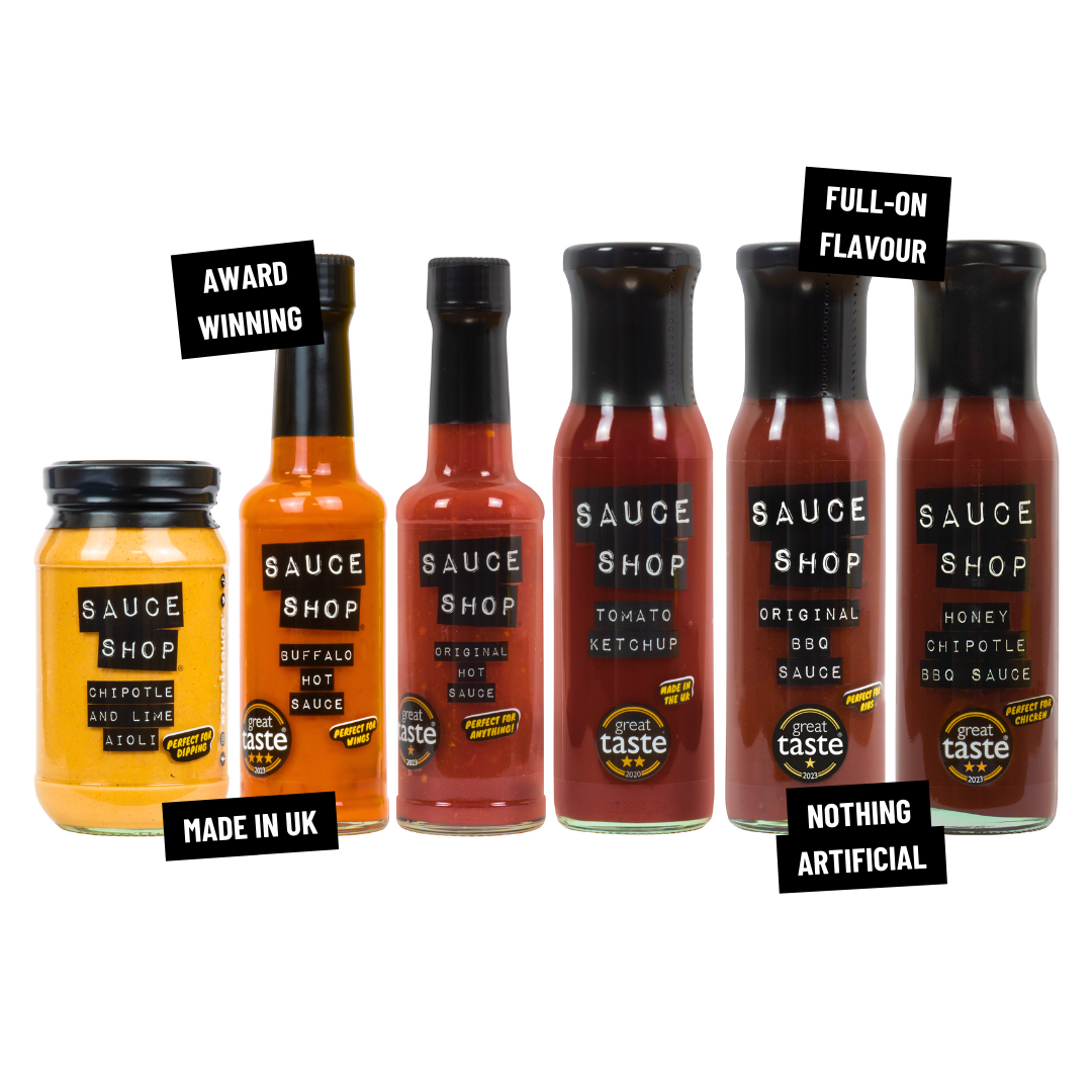 Sauce Shop® | UK Made Hot Sauce, BBQ Sauce & Ketchup | 35+ varieties